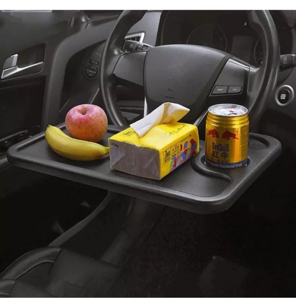 Organizator Auto Cu Masa Rabatabila, Montaj Pe Spatarul Scaunului